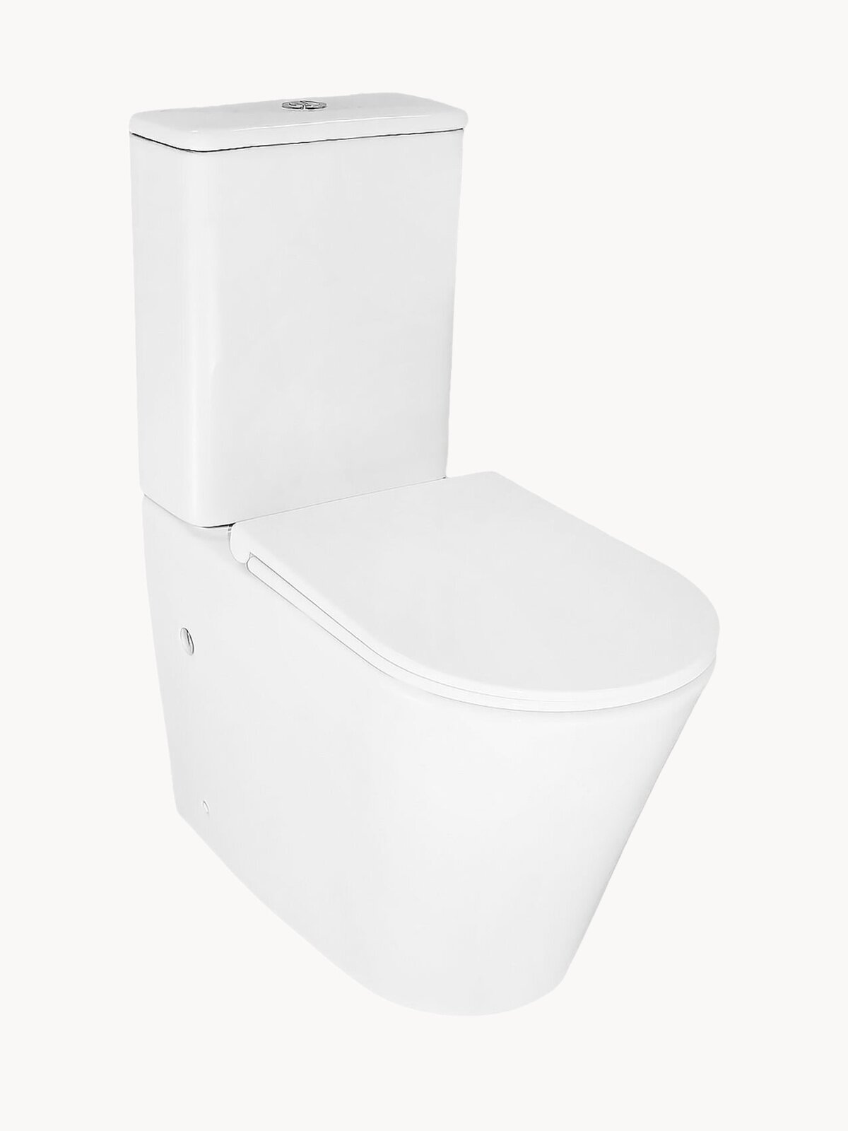 Унитаз напольный торнадо с бачком безободковый с быстросъемным сиденьем микролифт Azario Lander AZ-1257A