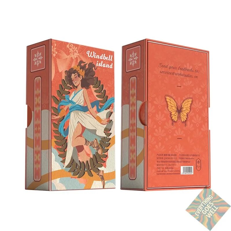 Карты таро "Windbell Island" tarot, 12x7CM, 78 карт, английский язык