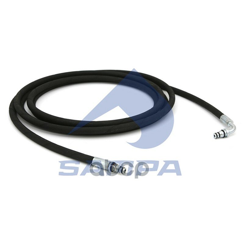 Рукав ВД (шланг) L=4480 Ш1=ф8/12 , Ш2=ф8/12 с трубкой сцепления Scania R-series SAMPA арт. 043382