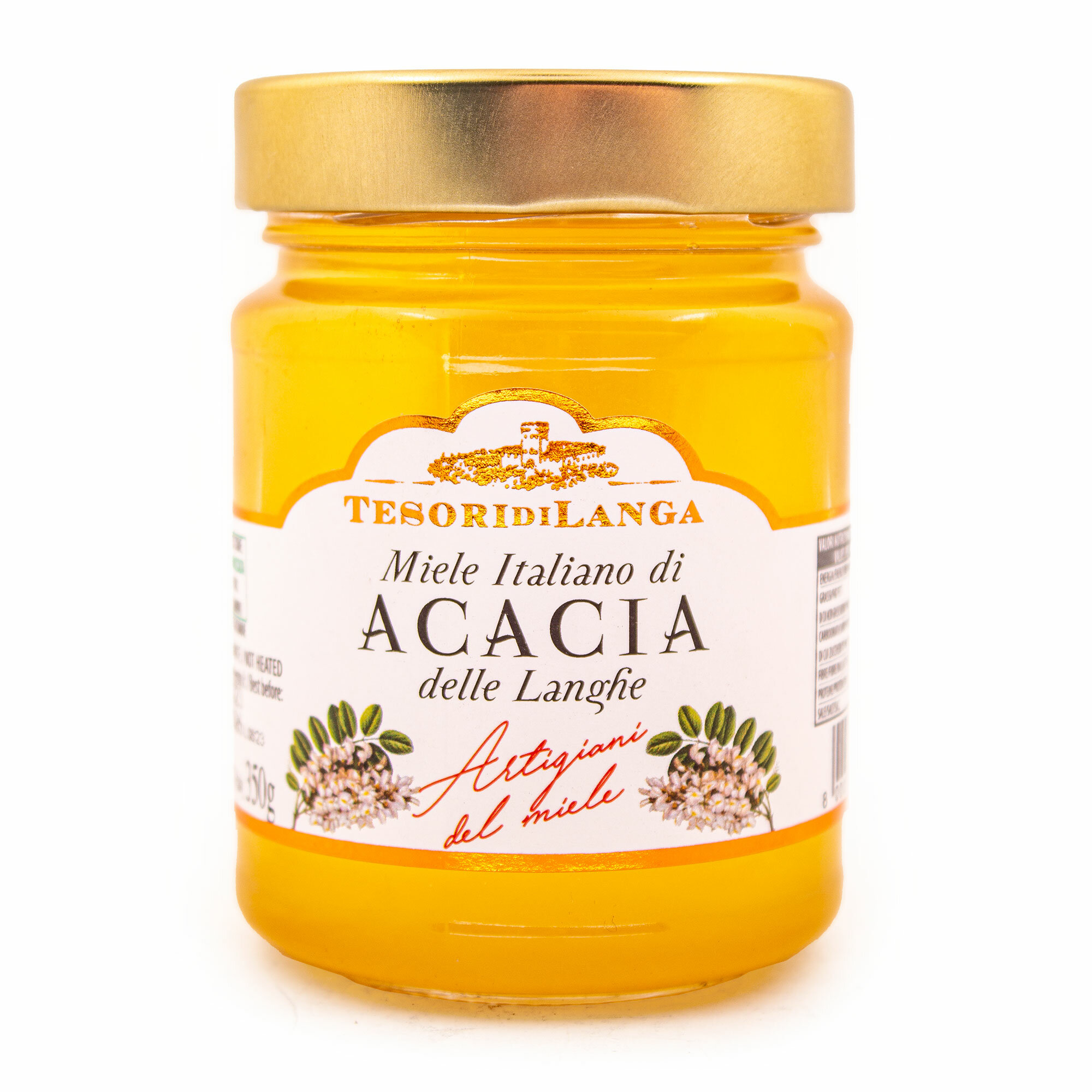 Мед акациевый из Ланге, TESORI DI LANGA, 0,350 кг (ст/б)