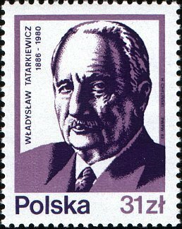 (1983-014) Марка Польша "В. Татаркевич (философ)" Известные люди III