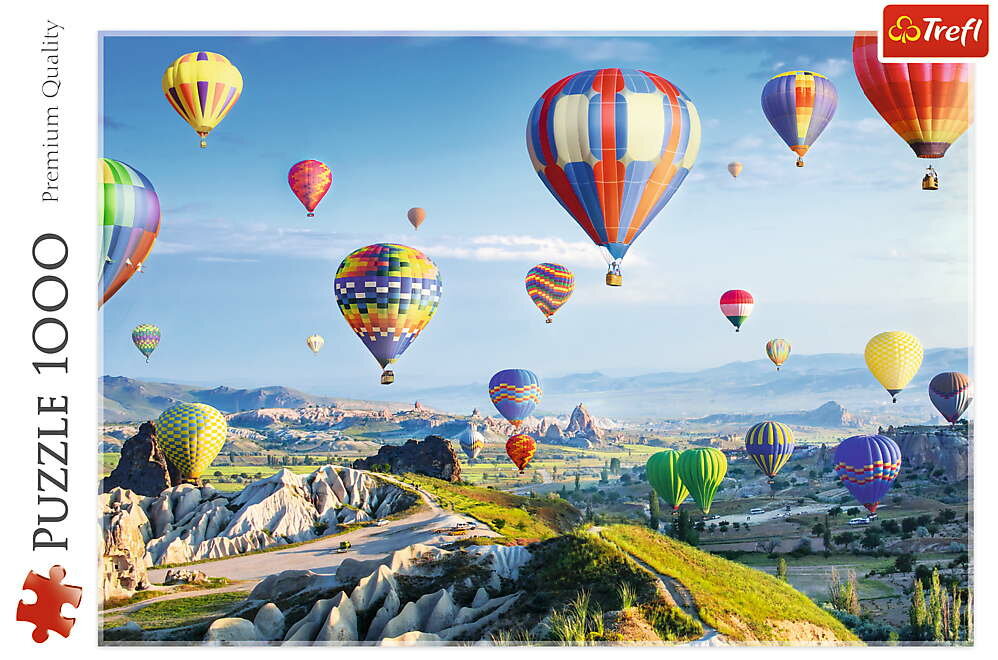 Пазл "Вид на Каппадокию" 1000 элементов в коробке, 2 штуки