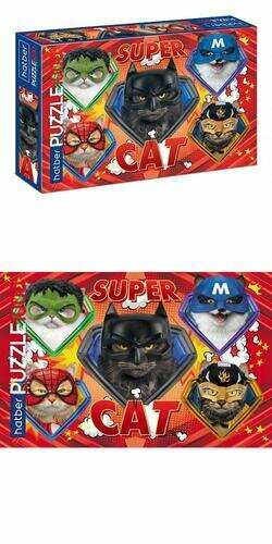 Пазлы 1000 деталей. Supercat (Premium) 1000ПЗ2_28241, (Хатбер-М)