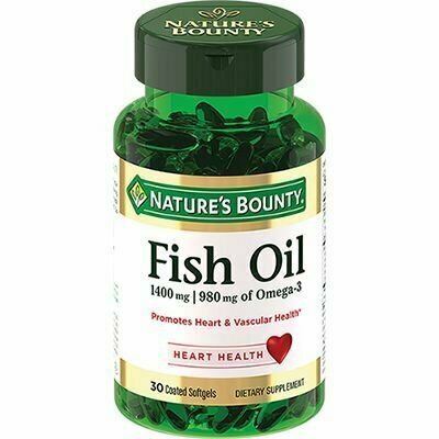 Нэйчес Баунти Омега-3 капсулы 980 мг, 30 шт.