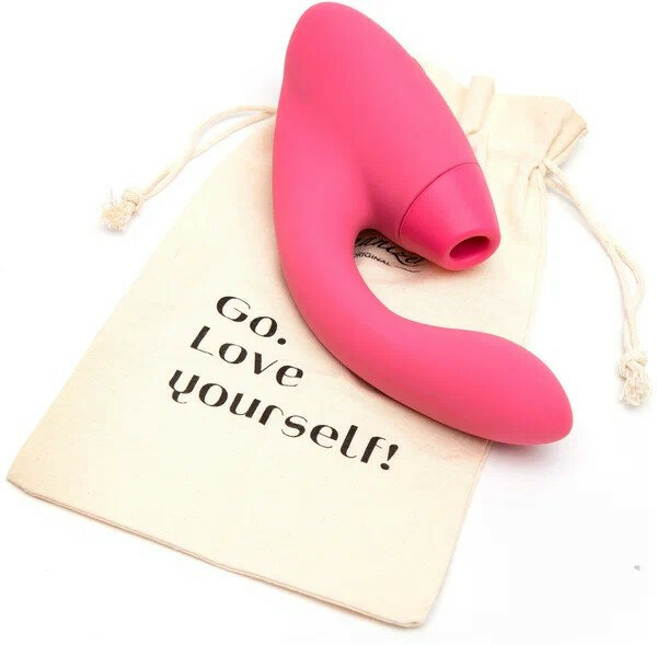 Бесконтактный клиторальный стимулятор Womanizer Duo розовый