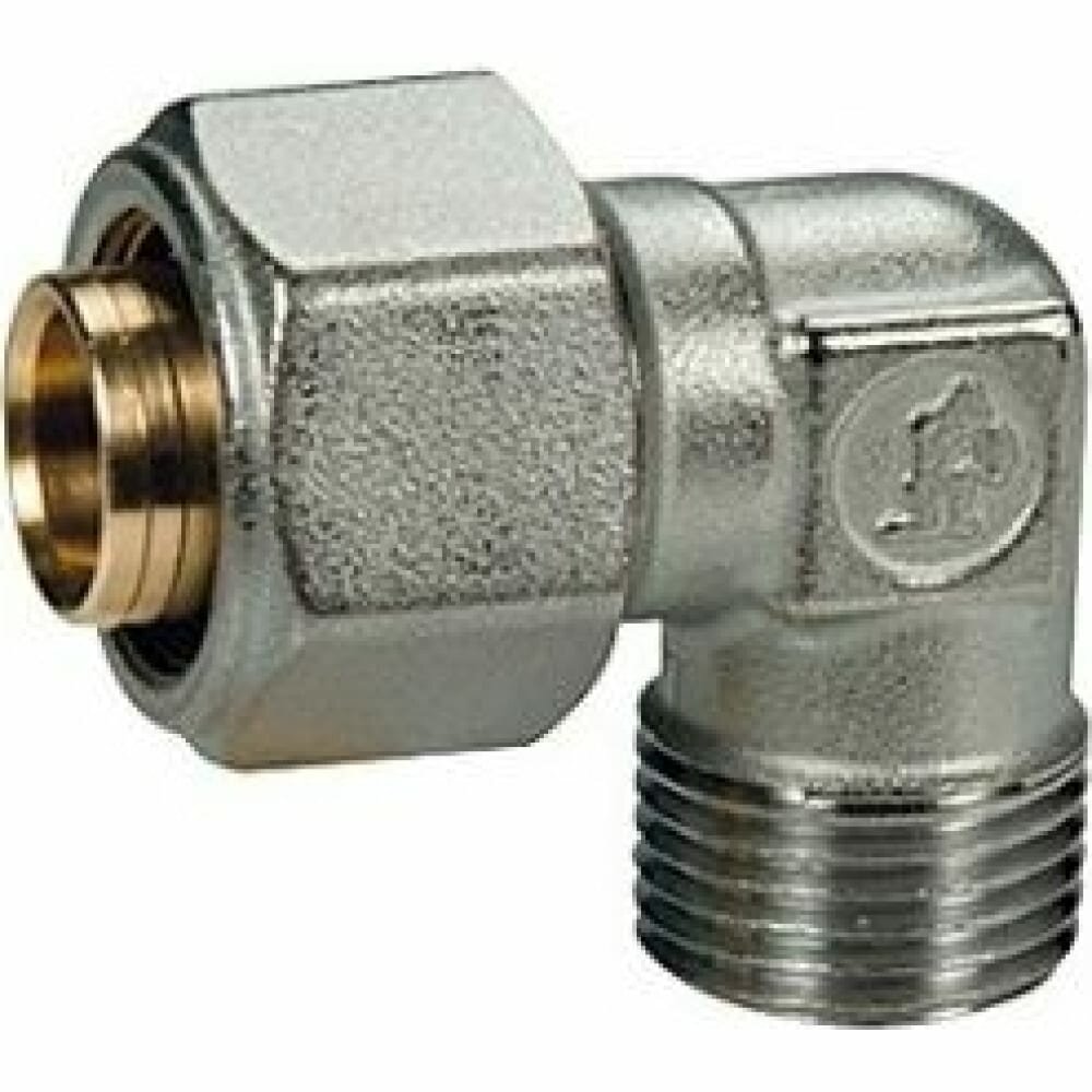 Угольник Giacomini 90, Н, 1/2, 16x2, латунь, хромированный R562MX048