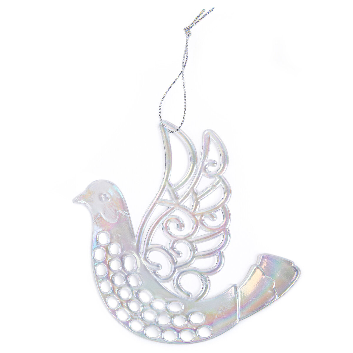 SNOWEEKON SNW-D190-SN43 Елочная игрушка голубь 8.5×1×15 см, 1 шт, №04, украшение для елки