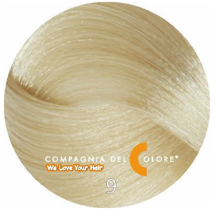 Compagnia del colore краска для волос 100 мл AMMONIA FREE 9