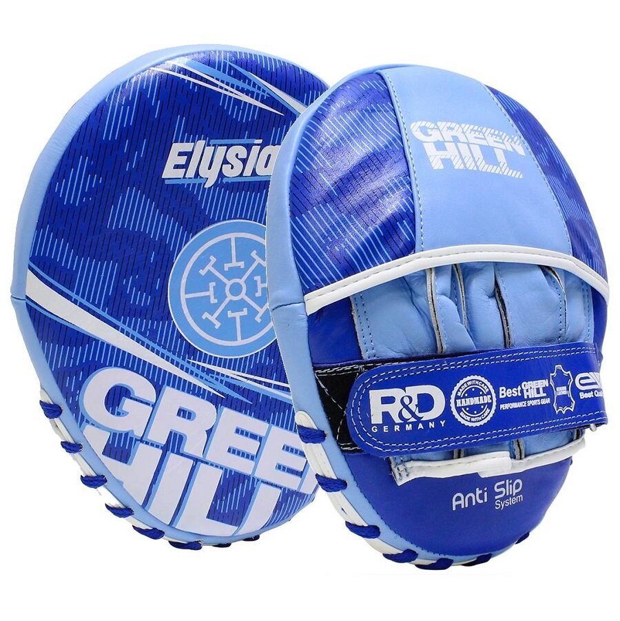 Боксерские лапы Green Hill Elysian сине-голубые