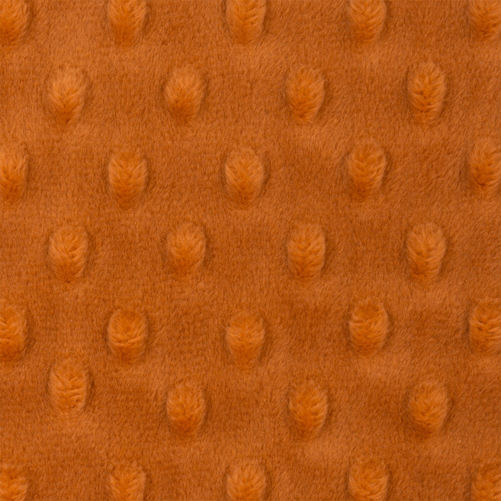 Ткань для игрушек, плюш "PEPPY" PEVD, 48x48см, 309г/кв. м, 100% полиэстер 42 терракотовый