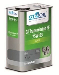 Масло трансмиссионное 75w85 gt oil 4л полусинтетика gt transmission ff gl-4