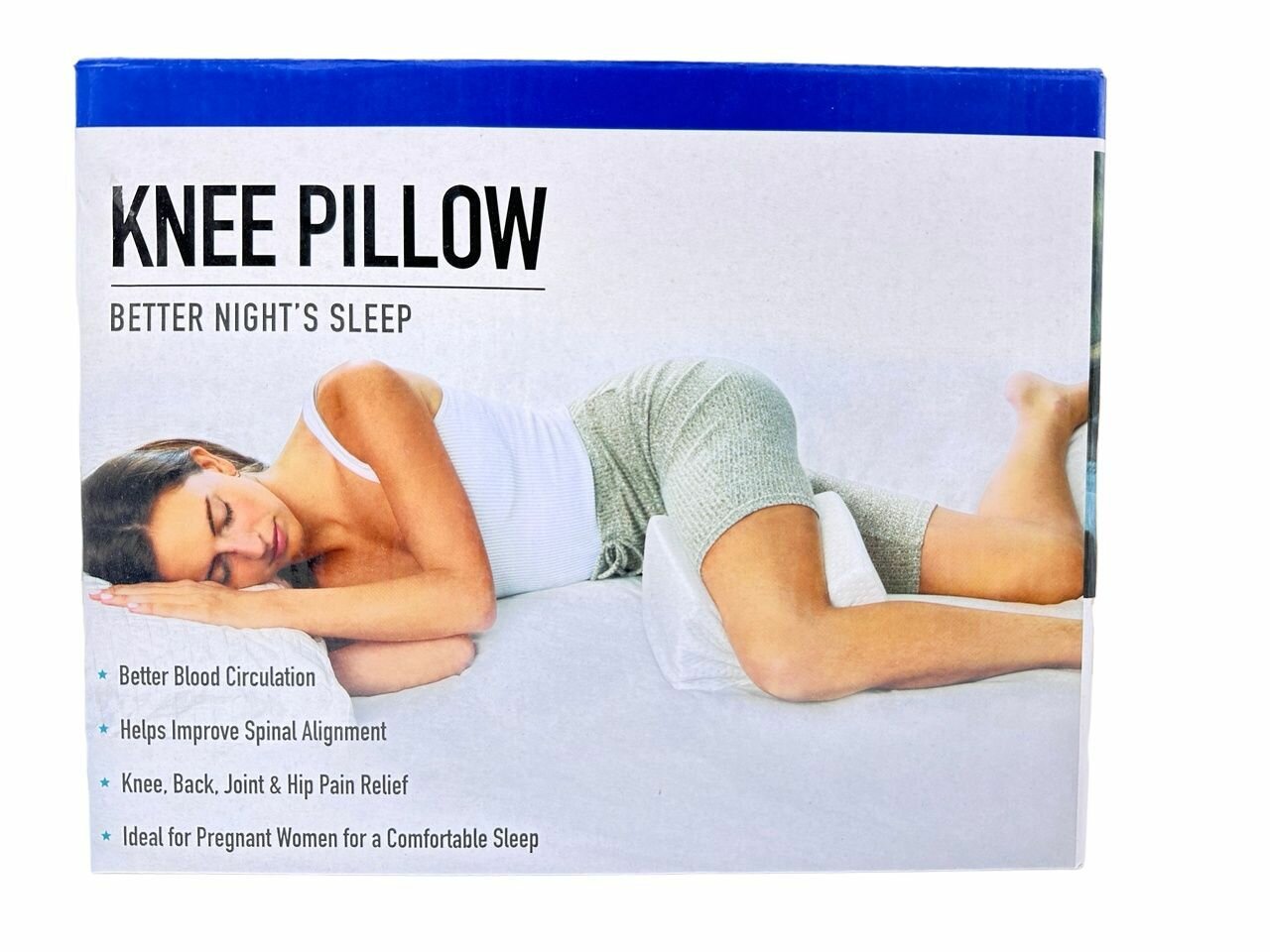 Подушка анатомическая Knee Pillow для ног и коленей с эффектом памяти