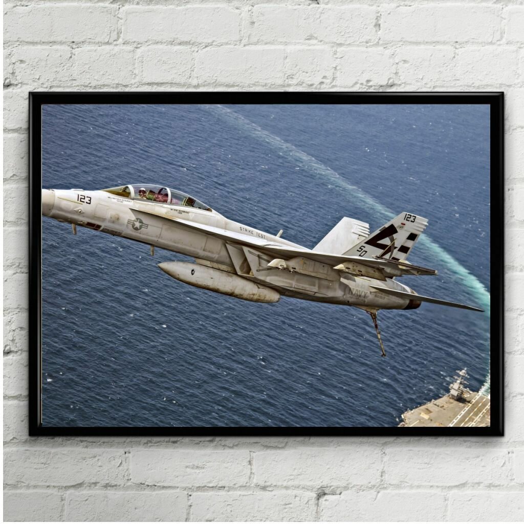 Плакат "Самолет fa 18f" Cool Eshe из коллекции "Техника и наука", плакат А3