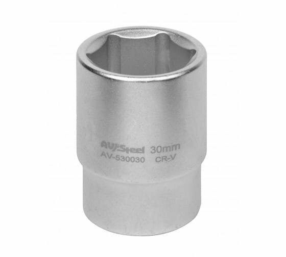Головка 3/4" шестигранная 30мм "AV Steel"