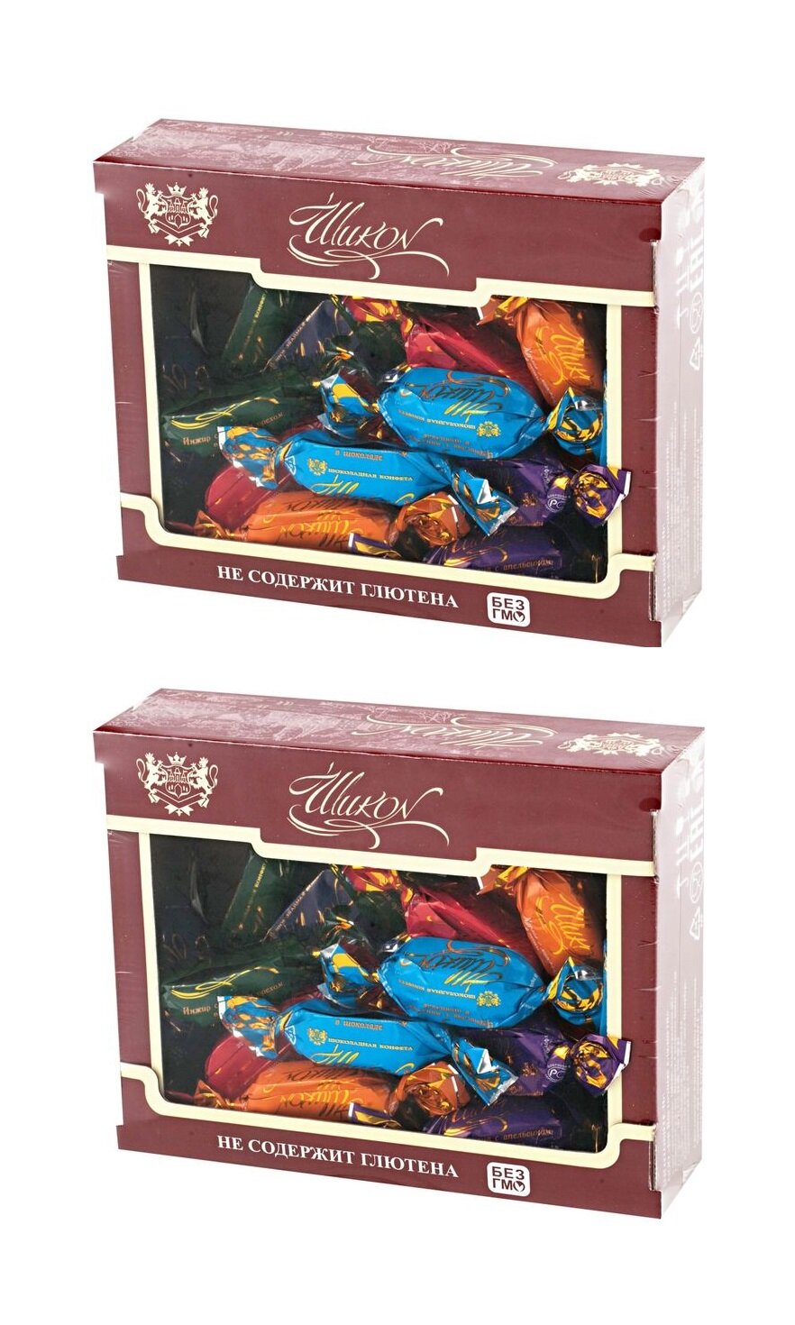 Ассорти "Сухофрукты в шоколаде", т. м. Шикон, 2 шт по 500 гр