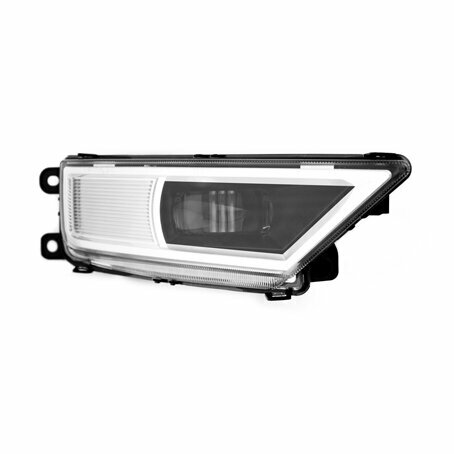 Фары противотуманные светодиодные автомобильные MTF Light VW TIGUAN NEW, линза, 12В, 5000К, 8Вт, ЕСЕ R19, E4 комплект