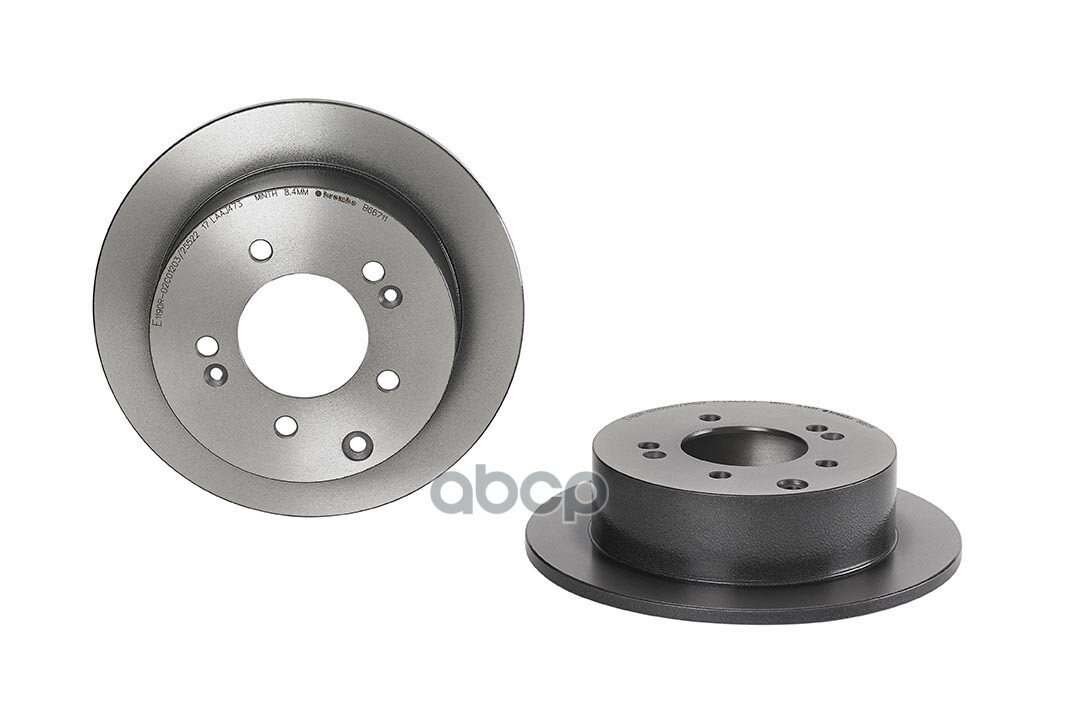 Диск Тормозной Hyundai/Kia Cerato/Soul 09- Задн. 262Мм. Brembo арт. 08B66711