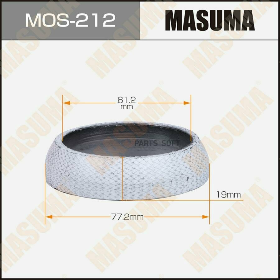 MOS212 MASUMA Кольцо глушителя 612 x 772