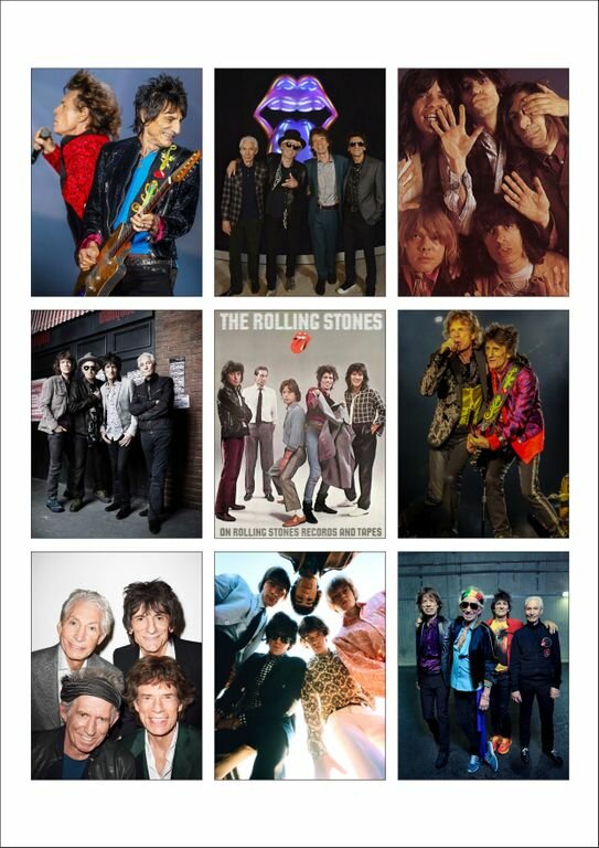 Наклейки The Rolling Stones, Роллинг Стоунз №1