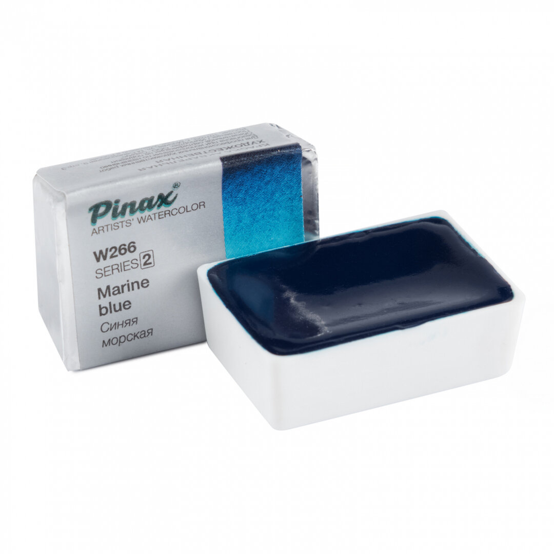 Pinax Акварель "Artists" в кювете, Синяя Морская, 2,5мл, W266 sela25