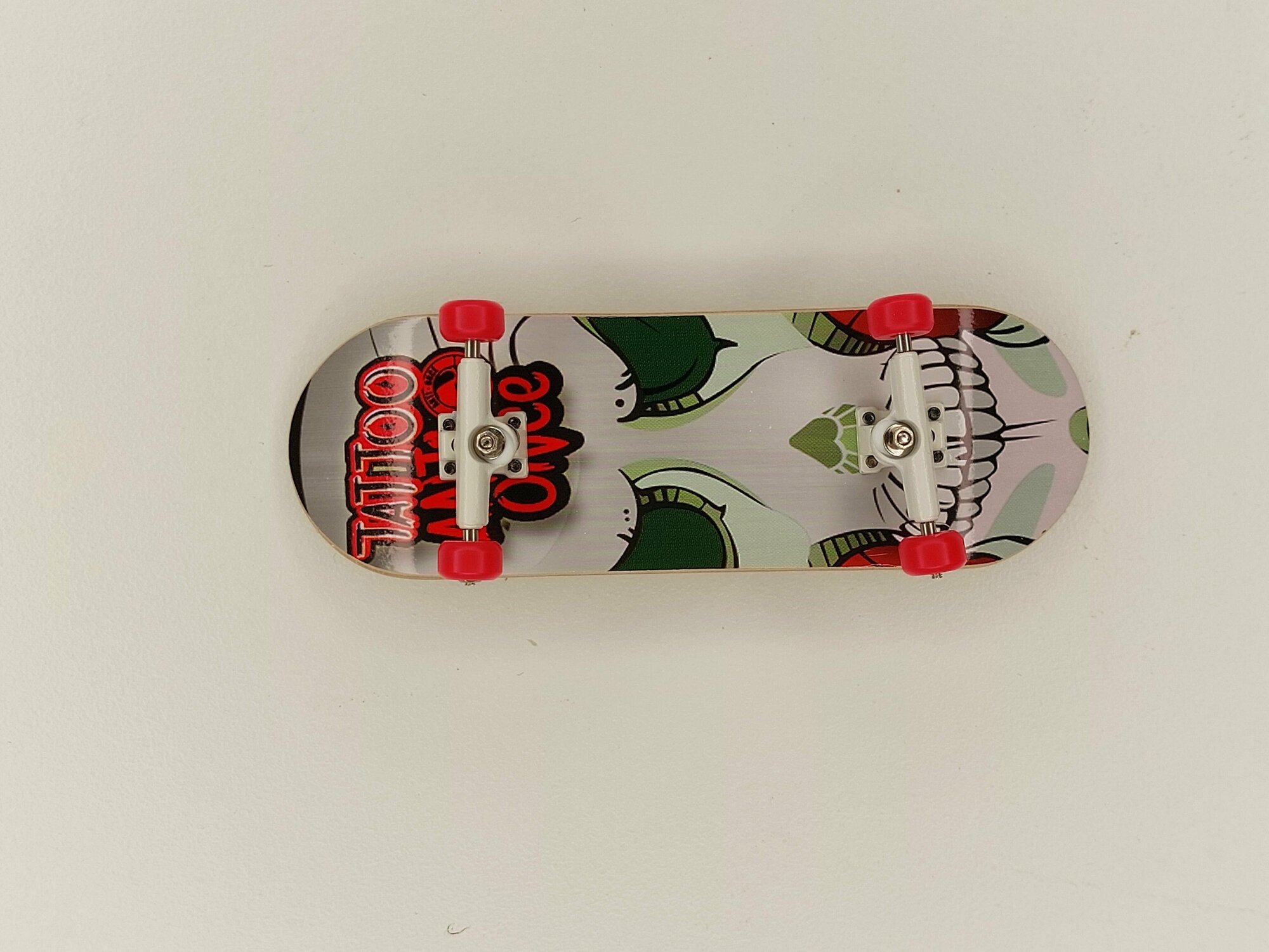 Anti-Once / СкейтГо / Фингерборд, профессиональный fingerboard Anti-Once Deck 32 mm, пальчиковый скейтборд 19