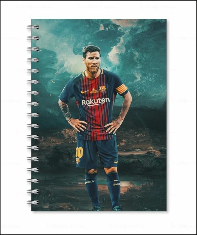 Тетрадь Лионель Месси, Lionel Messi №44, А6