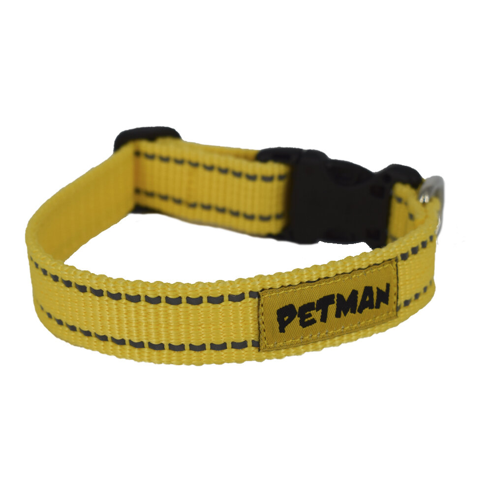 Ошейник регулируемый светоотражающий 20 мм, 20-30см