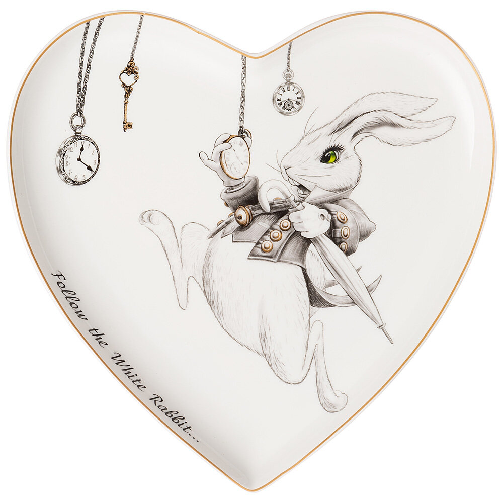 Тарелка 590-450 lefard wonderland сердце 21,5*2 см