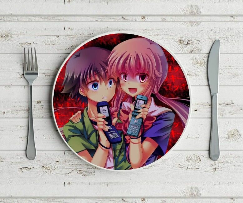 Тарелка The Future Diary, Дневник будущего №7