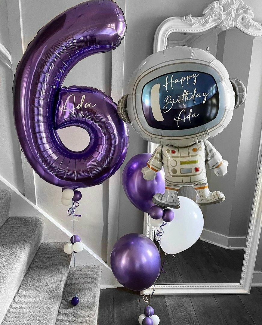 Воздушные шары на день рождения «Космонавт»