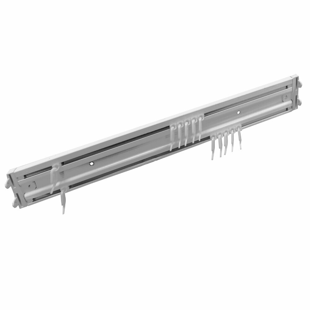 Потолочный карниз алюминиевый 2-рядный NEODECO 220 см
