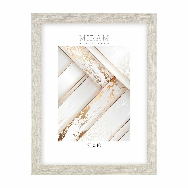 Фоторамка Мирам 30х40 см, светлое дерево