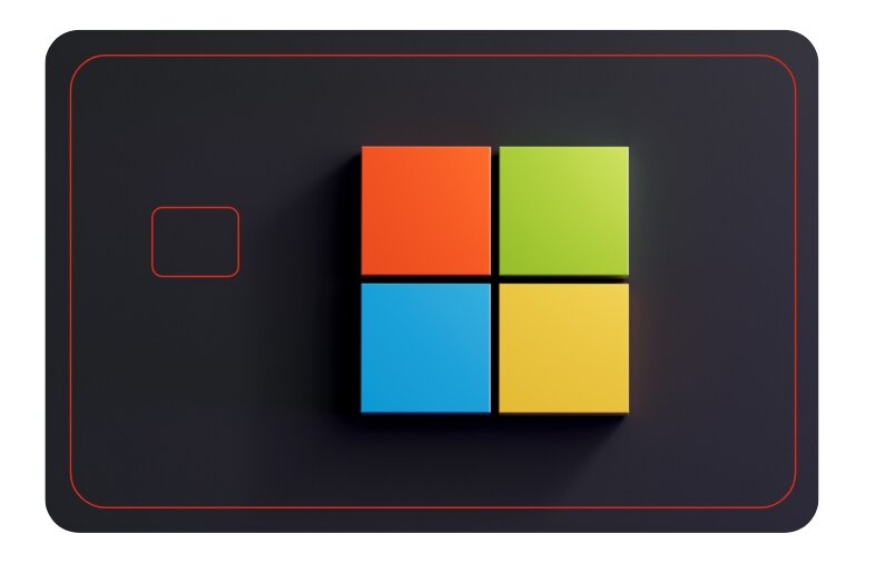 Наклейка на банковскую карту, стикер на карту, мемы, приколы, комиксы, стильная наклейка, компьютер, windows