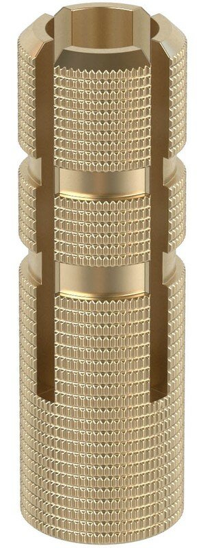 Латунный разрезной анкер М6х25