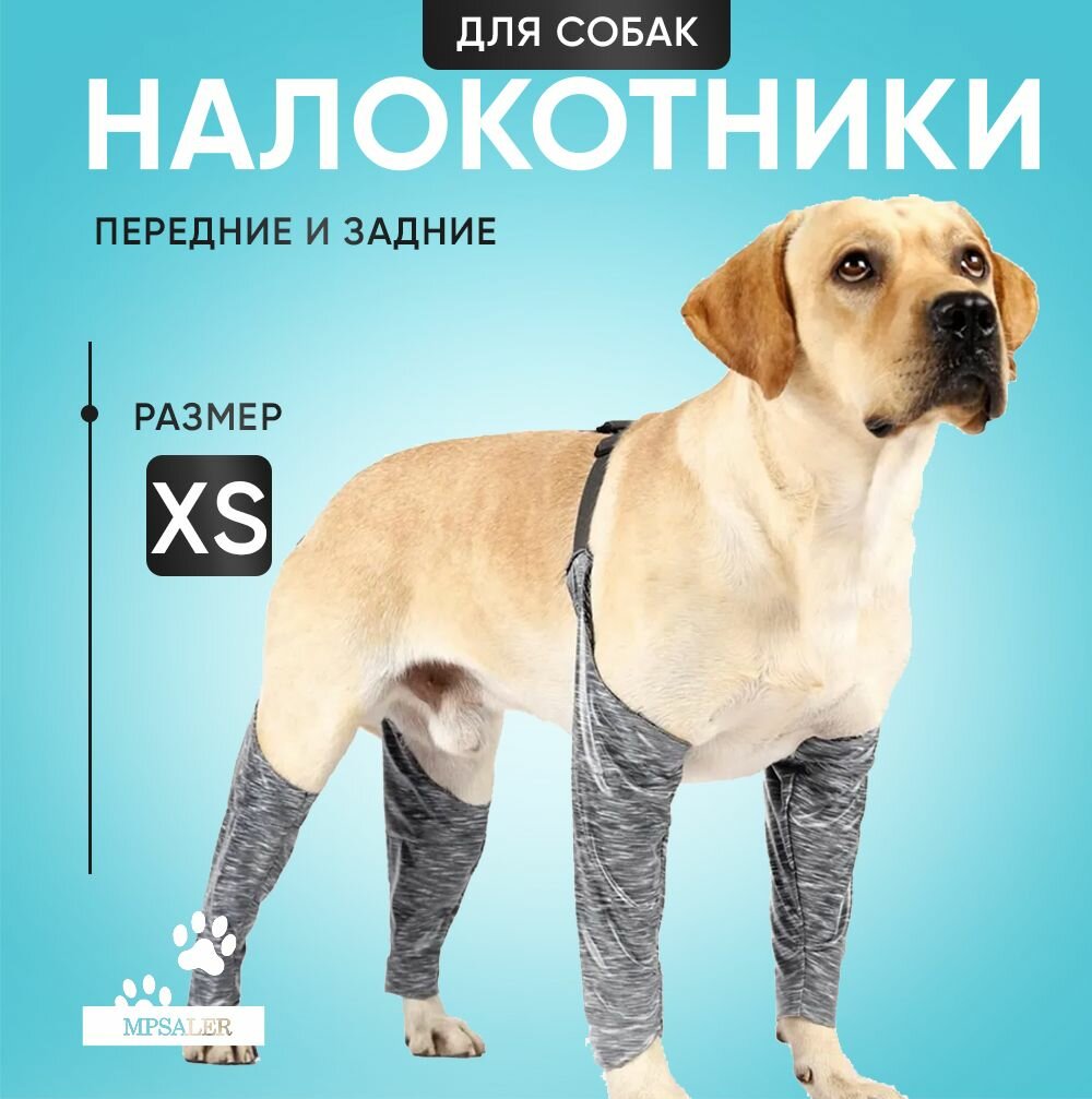 Налокотники для собак, наколенники от мозолей. Размер XS.