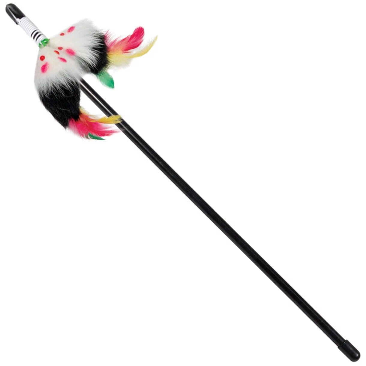 Игрушка для кошек Triol "Удочка-дразнилка с двумя мышками", интерактивная, 50 см