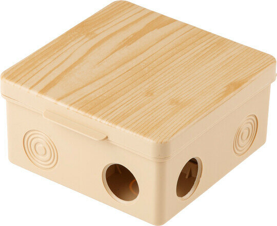 Коробка распаечная ОП 100х100х50мм, сосна, 8 мембр. вх. IP54 юпитер (JP7113-14)