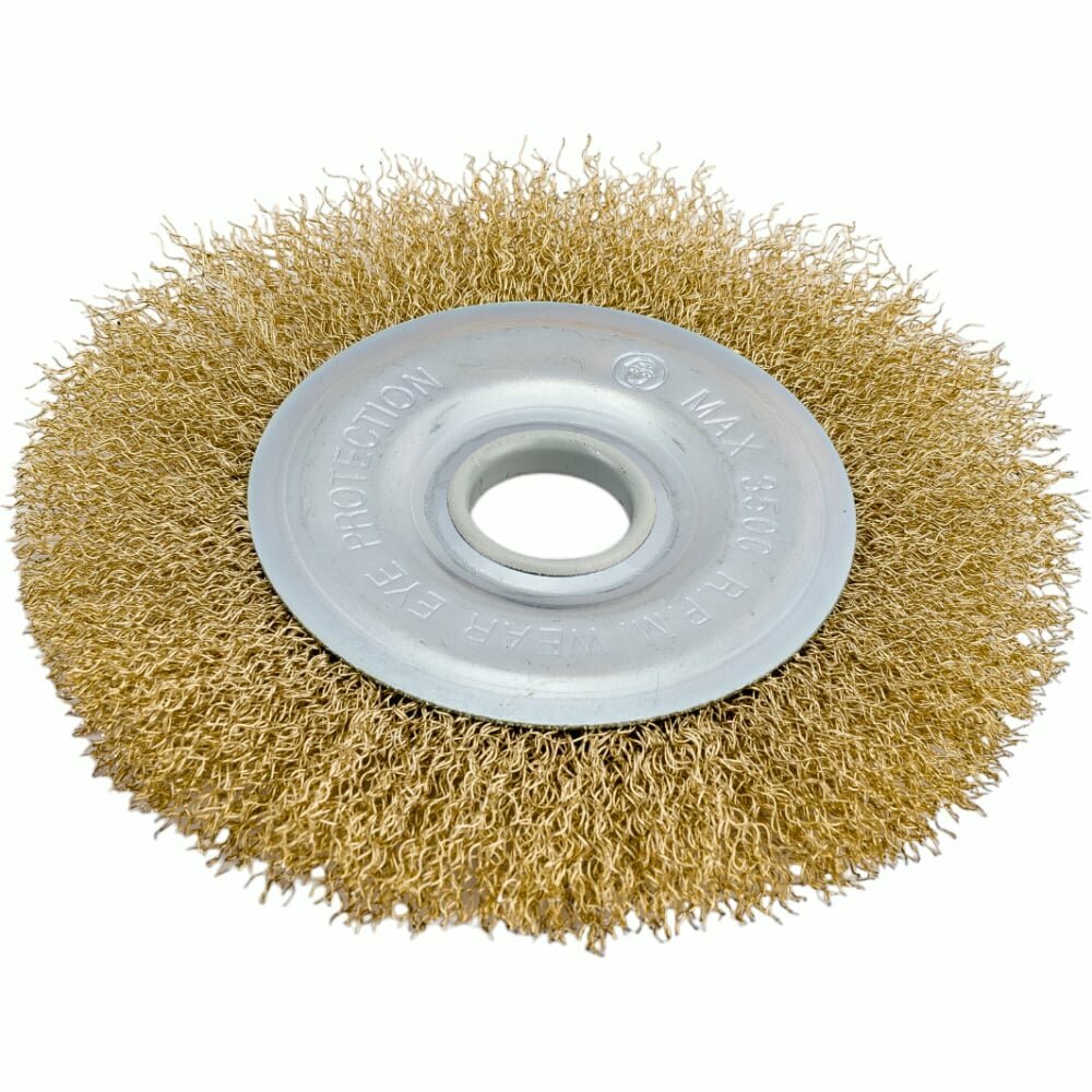 Щетка металлическая плоская (150х22 мм) для УШМ ермак 656-056