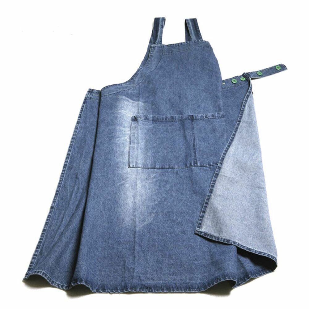 Фартук Pulltex "Jeans Apron", для сомелье, джинсовая ткань, голубой