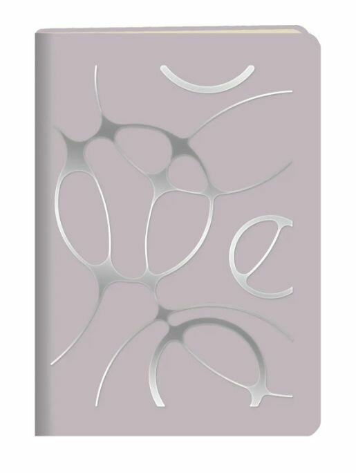 Книжка записная ЭКСМО, "PEARL. Серый", ляссе, А6, 64 листа, в линейку