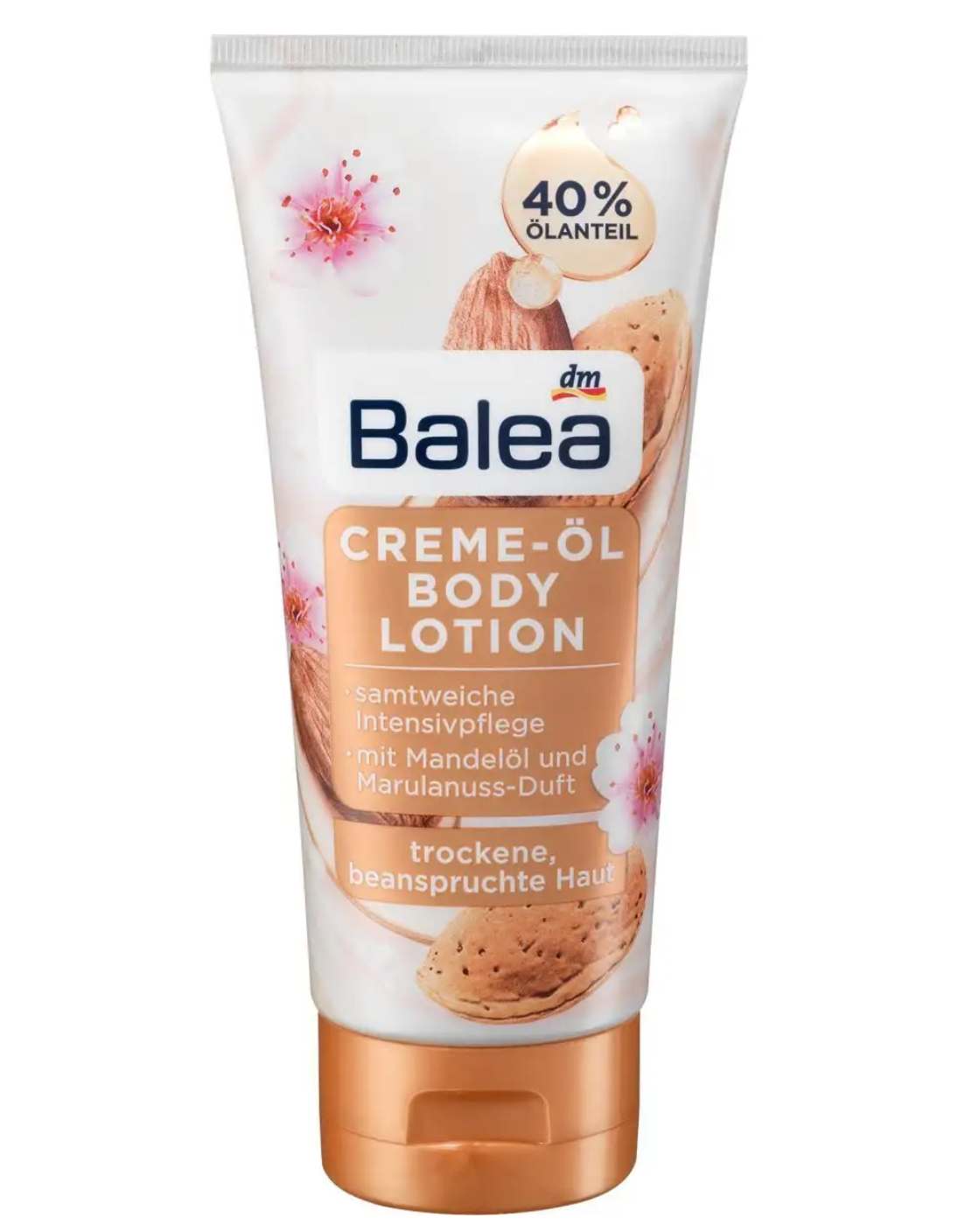 Лосьон-крем для тела Balea Cream-Oil с маслом ореха, 200 мл, Германия