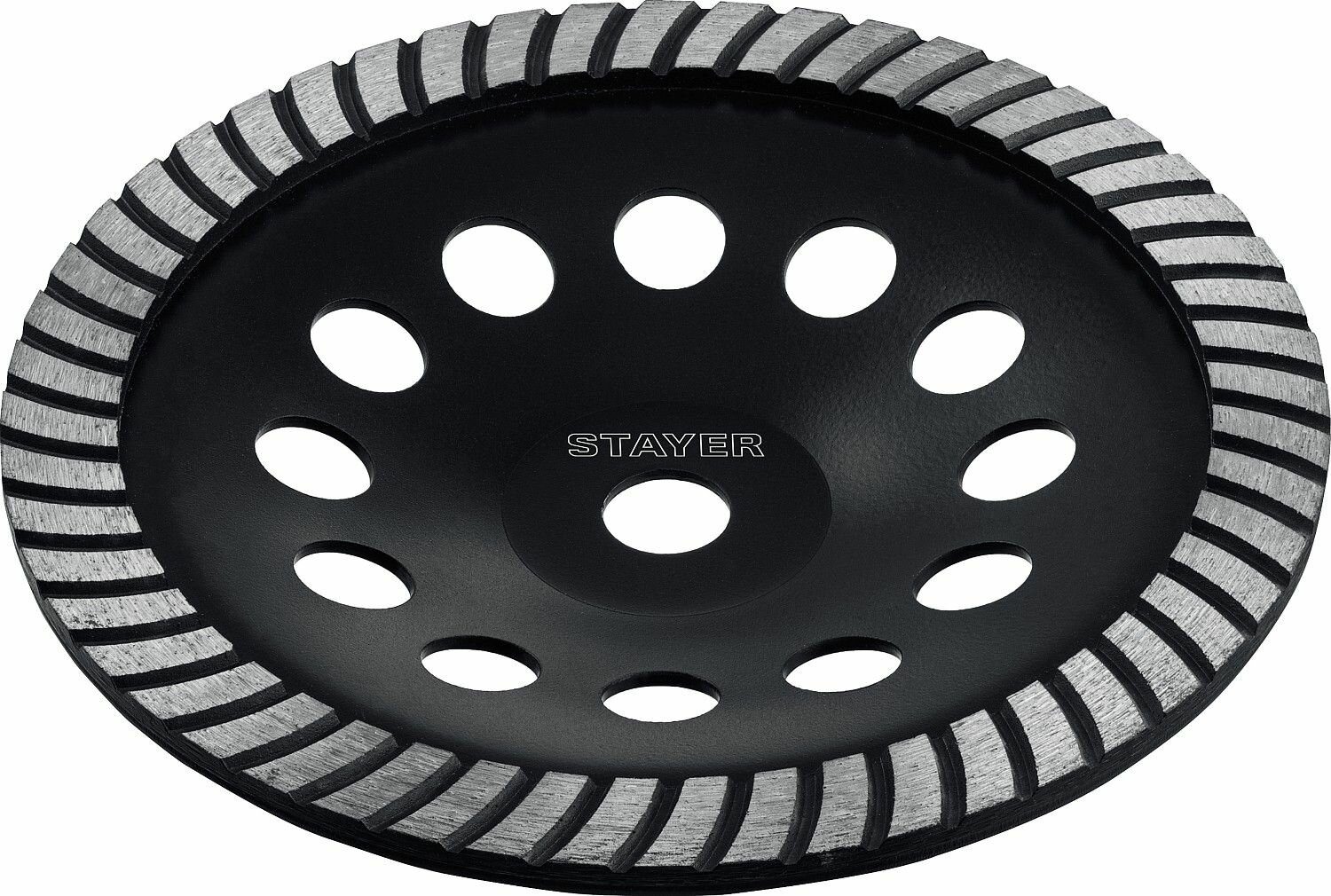 Сегментированная алмазная шлифовальная чашка STAYER 230 мм, Turbo