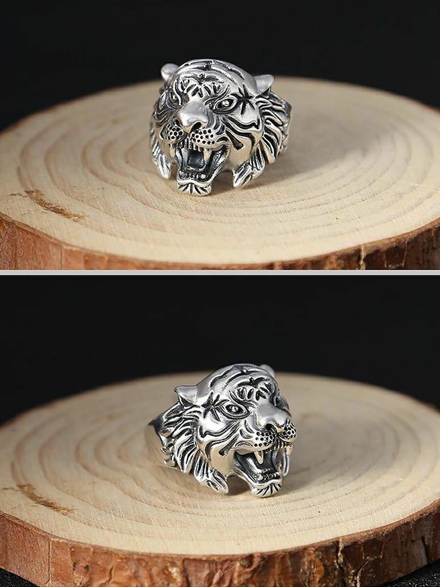 Кольцо, безразмерное, серебристый — фото 1