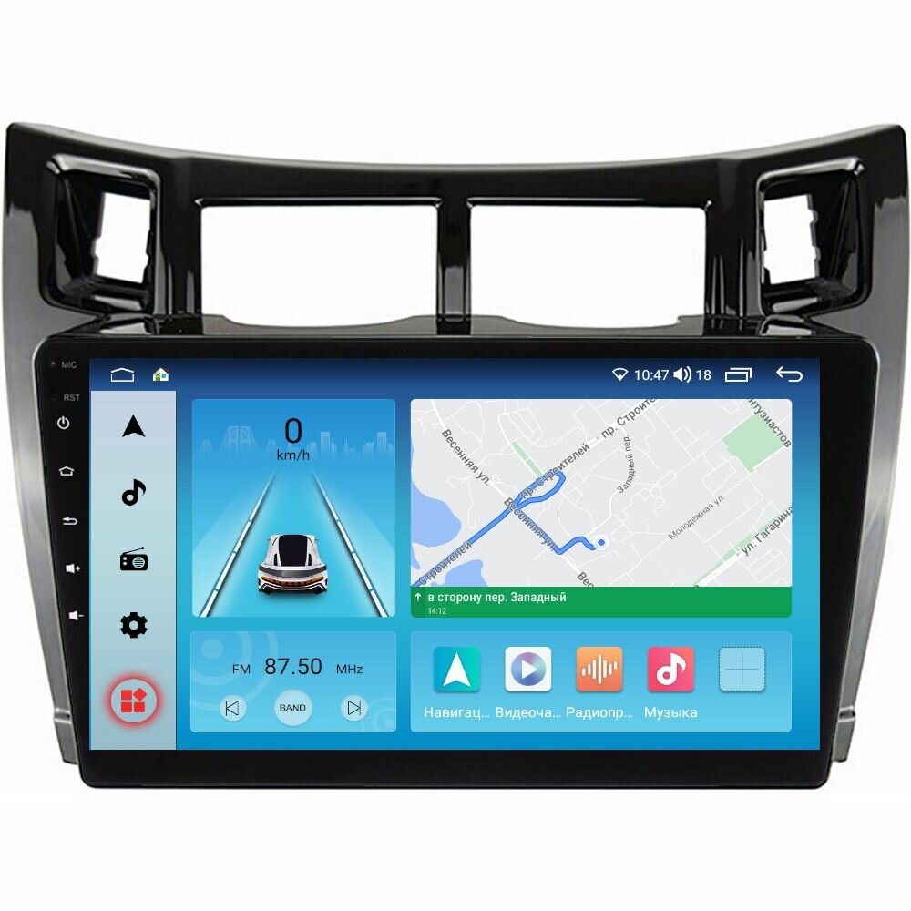 Магнитола Epic T18 Toyota Yaris 2005-2012 - Android 12 - Процессор 8 ядерный - Память 4+64Gb - Carplay - DSP 36 полос - 4G(Sim)