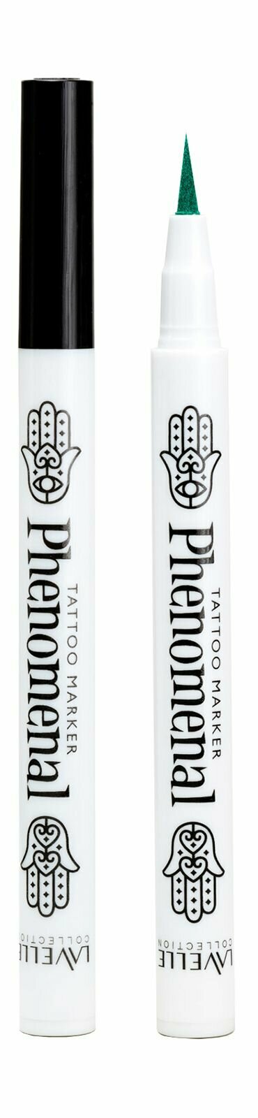 LAVELLE COLLECTION Подводка-фломастер для глаз Phenomenal водостойкая, 3 г, 04 изумрудный