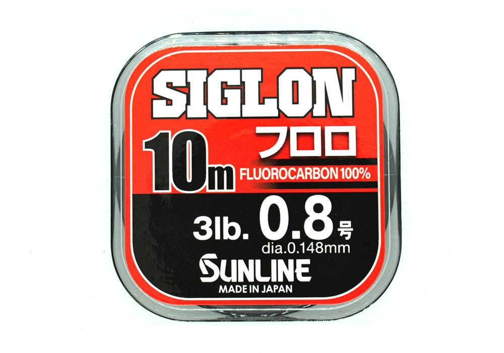 Флюорокарбон Sunline Siglon Fluoro, 0.148 мм, 1,5 кг, 3lb, 10 м (clear).
