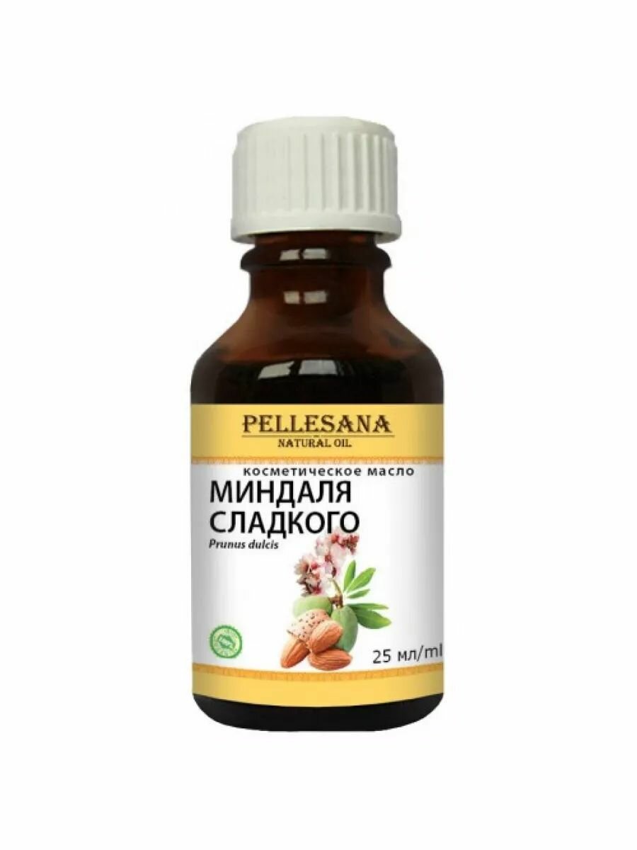 Масло косметическое, миндаля сладкого, PELLESANA, 25мл-1флакон