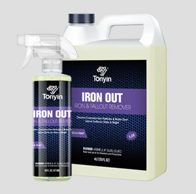 TM03A Очиститель металлических вкраплений IRON & FALLOUT REMOVER TONYIN, 4 л.