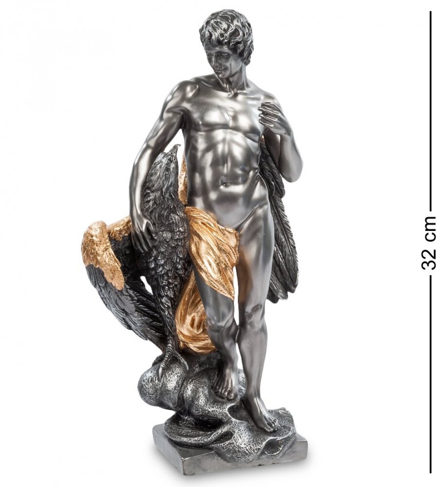Статуэтка Veronese "Ганимед - Любимец Зевса" (black/gold) WS-05