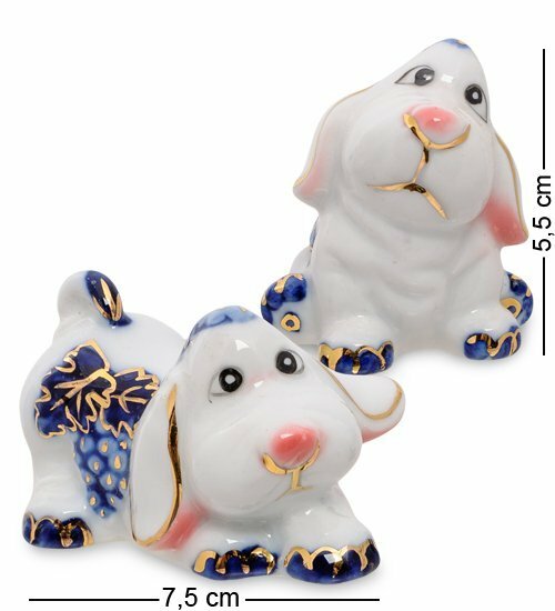 Фигурка Собачка 3,5 син. (GE) (разные виды-не набор) (2шт.) С 029 113-101889